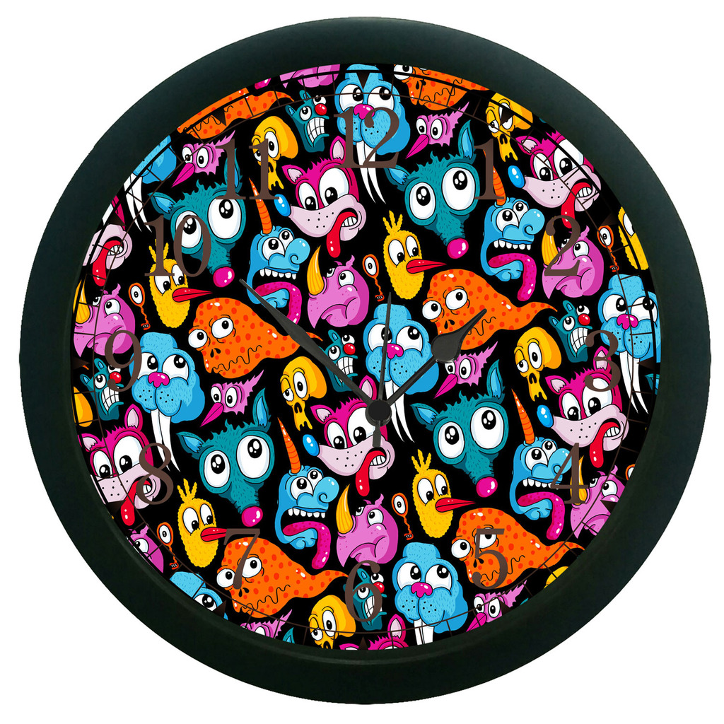 Buy AE World Cartoons Wall Clock (With Glass) Online @ ₹699 from ShopClues