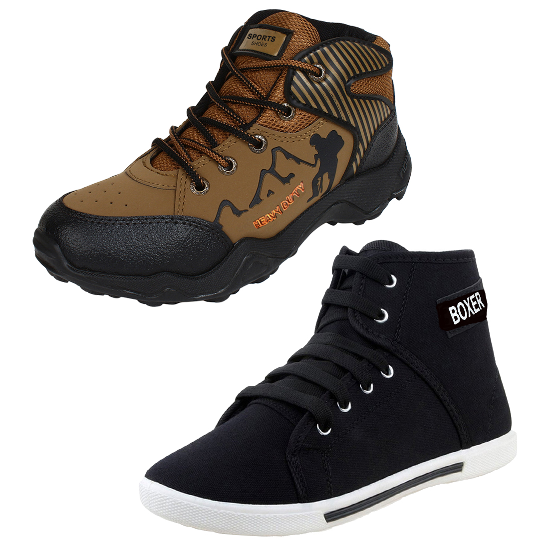 Buy Super Men Combo Of Sports Shoes With Loafer Online @ ₹997 from ...