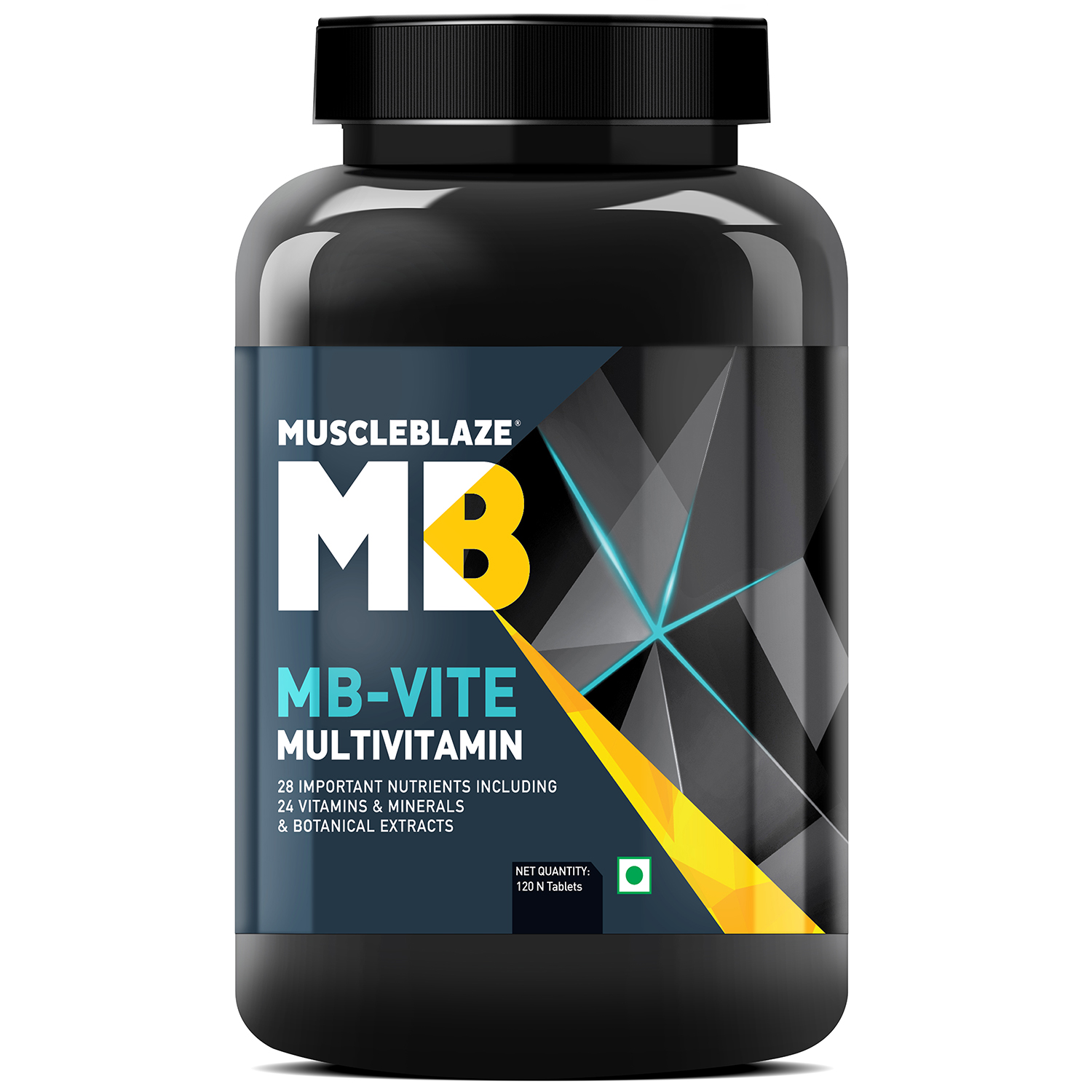Buy MuscleBlaze MB-VITE Multivitamin, Unflavoured 120 tablet(s) Online ...