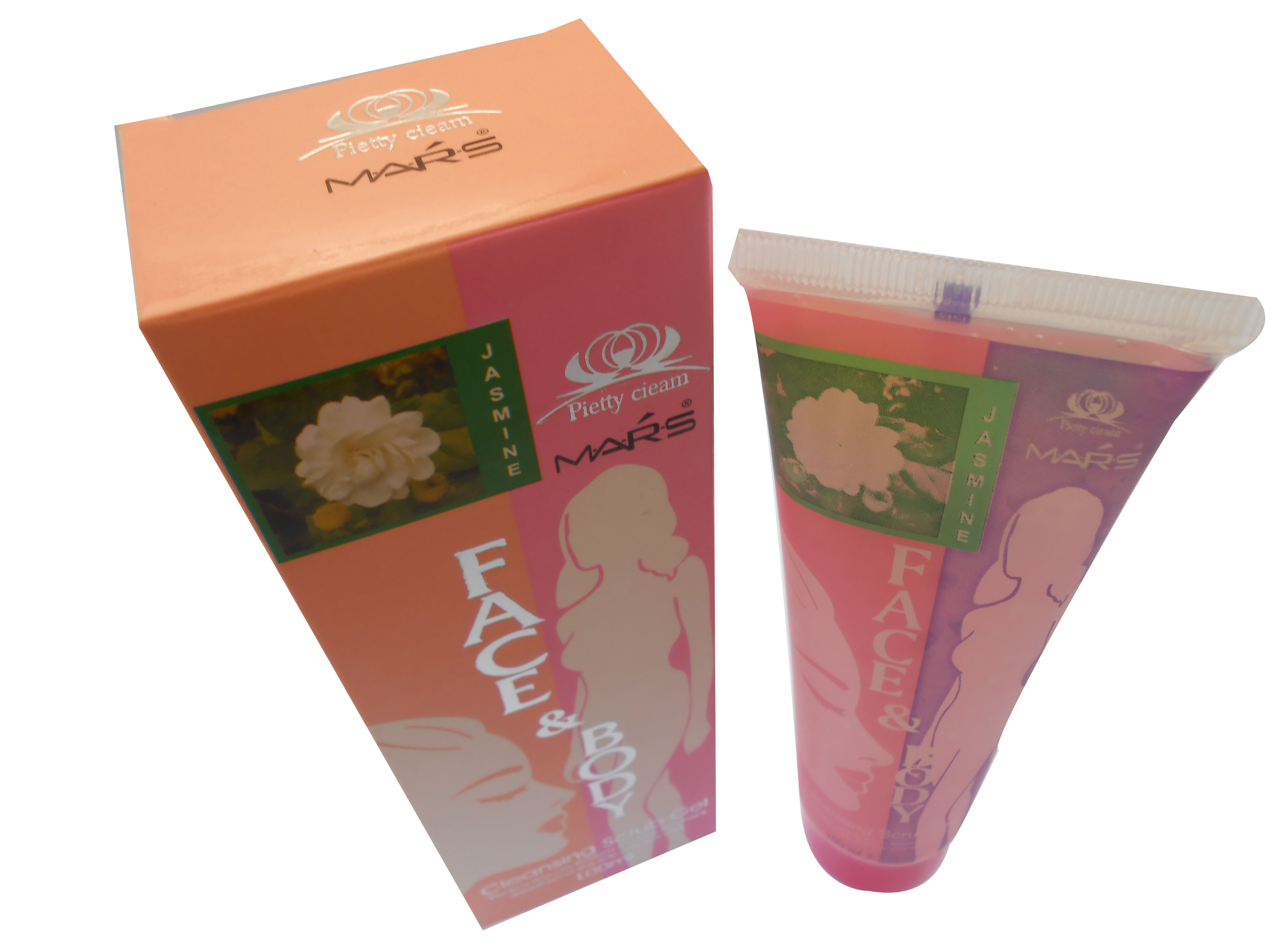 Mars Face & Body Cleansing Scrub Gel Jasmine