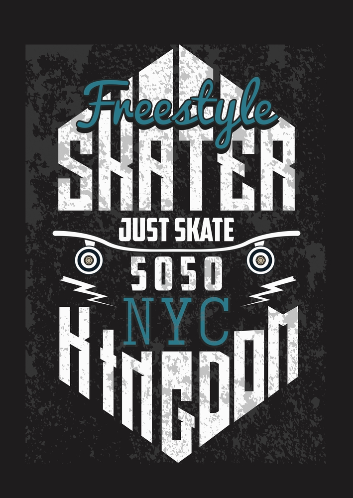 Buy freestyle shater just skate sticker paper print |Sticker Paper ...