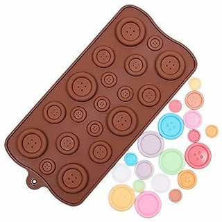 Buy Aarvi Chocolate Button shape Silicon Mould, Different Chocolate ...