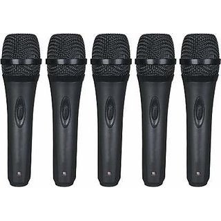Buy PACK OF 5 HISONIC PROFESSIONAL DYNAMIC MICROPHONES WITH WIRES ...