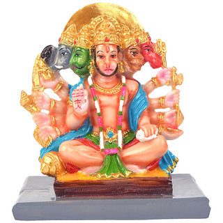 panchmukhi hanuman statue for car dashboard