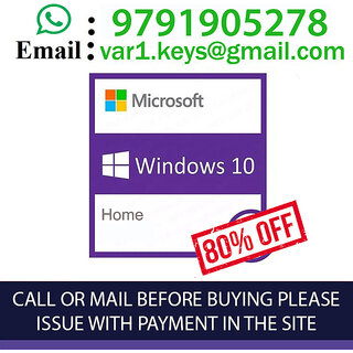 Buy Windows 10 Home Genuine Retail Key - Call9791905278 Online @ ₹399 ...