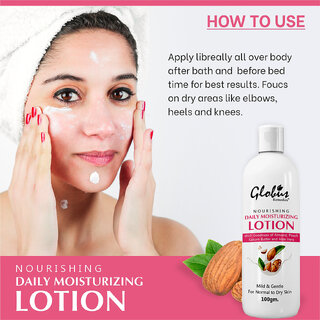Buy Globus Remedies Daily Moisturising Body Lotion All Skin Types 100ml ...