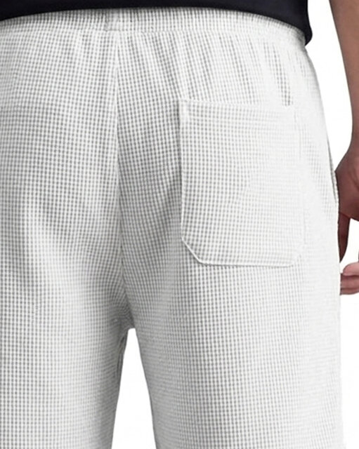 Buy Solid, Self Design Men White Casual Shorts Online - Get 73% Off