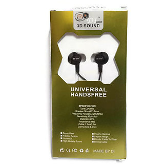 Buy OG Lebon Earphone In the Ear Headset Headphone (Black) With Mic for ...