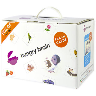 Buy Hungry Brain Flash Cards- An easy fun way of learning-Gift box of ...